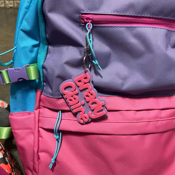 Personalized Princess Crown Keychain for Bag Name Keychain for Backpack ...