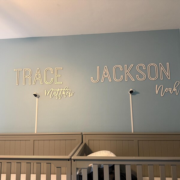 Custom Wood Nursery Name Sign, Custom Nursery Sign, Wooden Name Sign ...