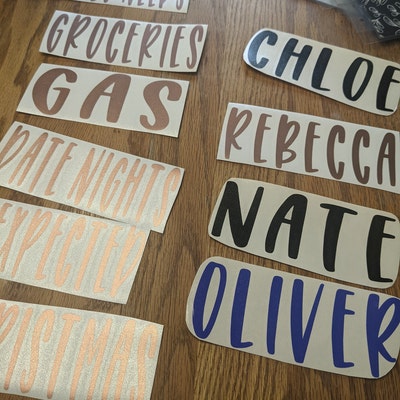 Money Envelope System Stickers/vinyl Decals/budget Stickers/budget ...