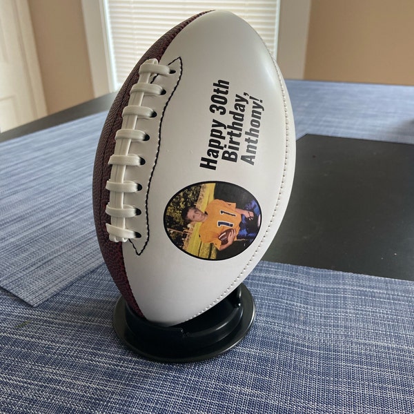 Custom Personalized Football, Football Coach Gift, Football Team Gift ...