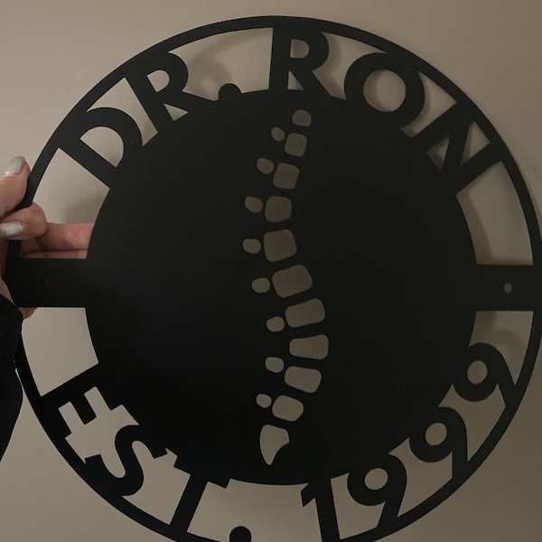 Personalized Chiropractic Sign, Chiropractor Sign, Chiropractor Gift ...