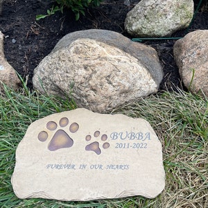 Personalized Garden Stones Engraved With Any - Etsy