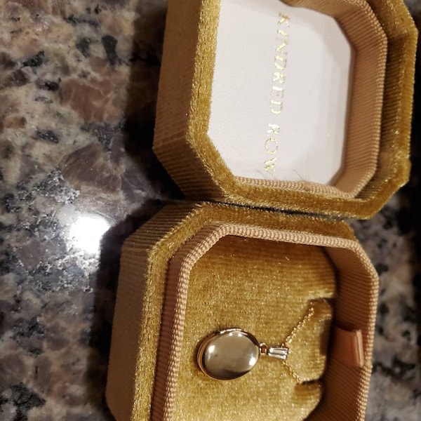 Gold Filled Oval Locket, Minimalist Heirloom Personalized Gifts ...