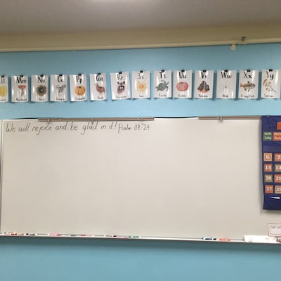 Preschool Alphabet Letter Sounds Poster Set - Etsy