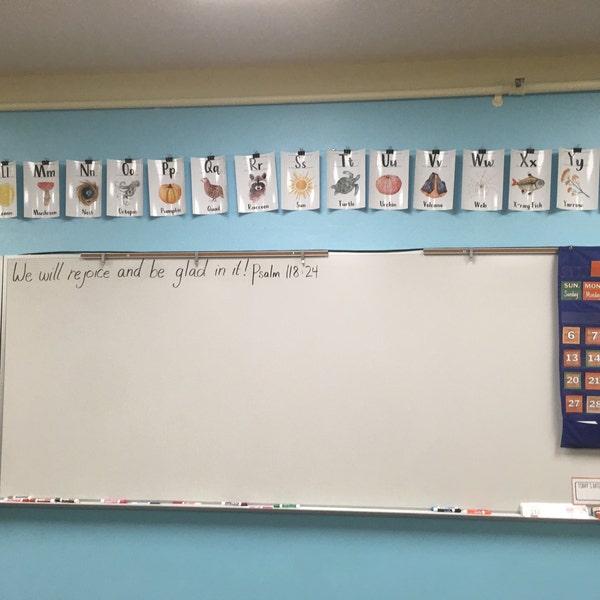 Alphabet Posters, Large Format for Classroom Use - Etsy