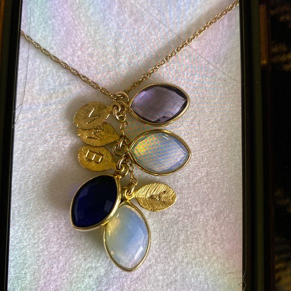 Add on Birthstone - Personalized Birthstone Charm - Natural Birthstones ...