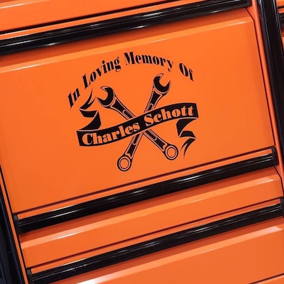 Mechanic Memorial Decal - Etsy