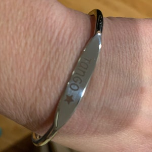 Engraved Bracelets Engraved Bangle Name Bracelet Engraved Bracelet ...