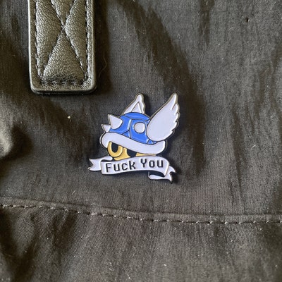 Blue Shell Soft Enamel Pin Mario Kart Nintendo - Etsy