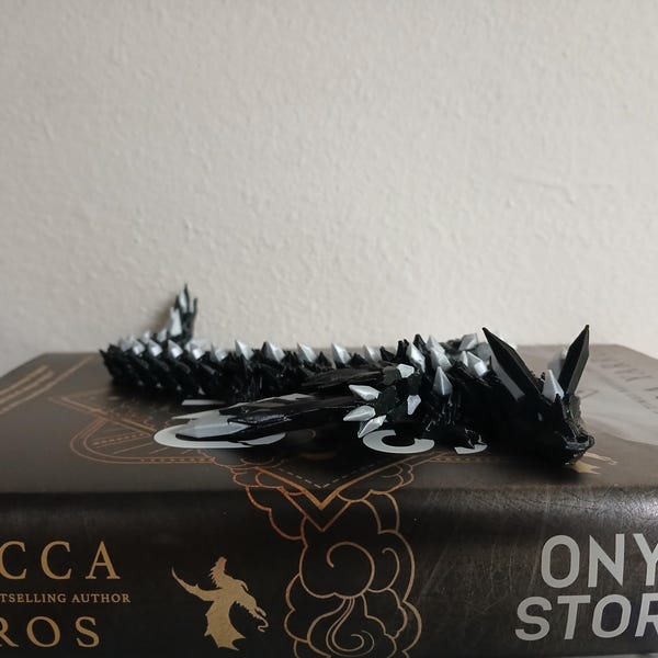 Articulating Rainbow Twinkle Dragon - Atria Dragon - 10 Inch Flexi ...