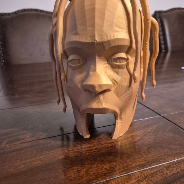 Lebron Buddha 3D Printed Statue – Unique Marble Finish PLA+ Desk Decor ...