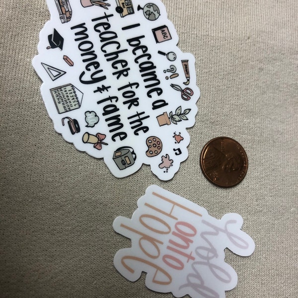 Teacher Sticker | Funny Student Teacher Gifts | Back to School ...