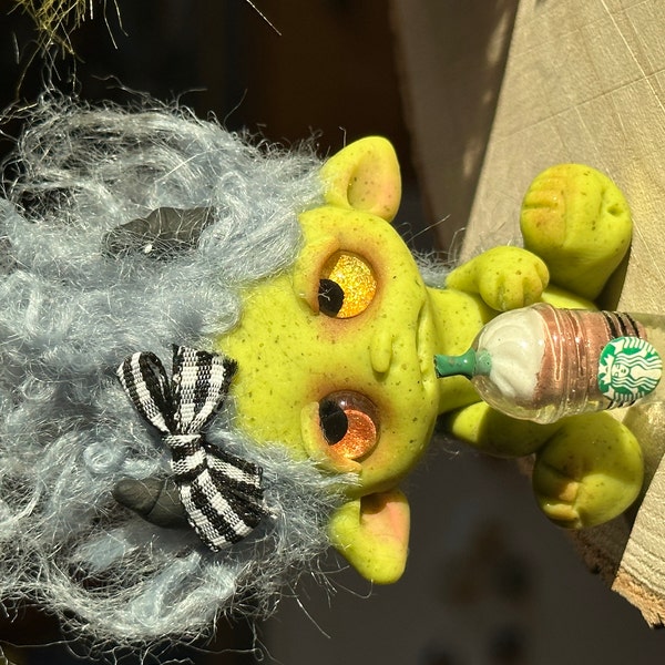Flowering Monster Sprout a Trollfling Doll by Amber Matthies - Etsy