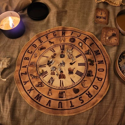 PRINTABLE Charm Casting Mat Divination Not, Tarot Pendulum Oracle ...