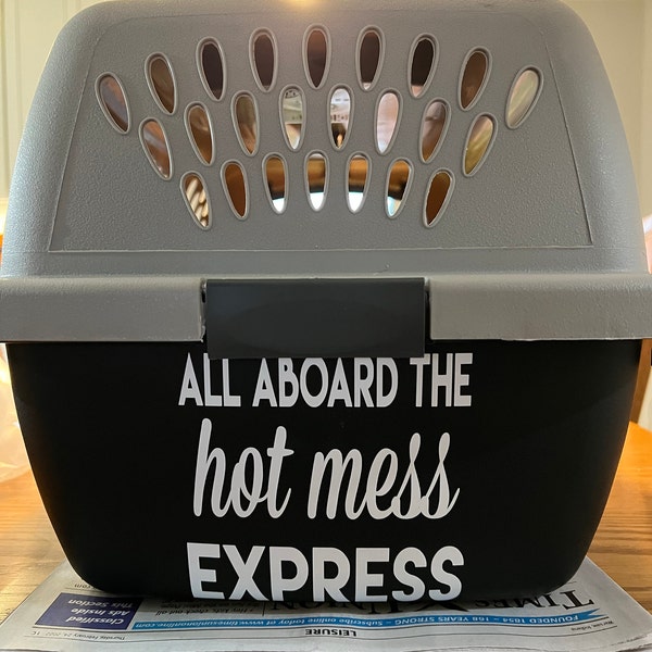 All Aboard the Hot Mess Express // Hot Mess Quote // Bless This Hot ...