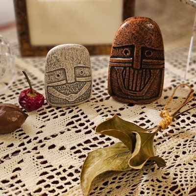 Ceramic Sculpture H.16cm Historical Drift Collection. Geology ...