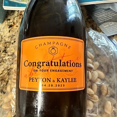 Custom Champagne Label Champagne Bottle Labels Mini - Etsy
