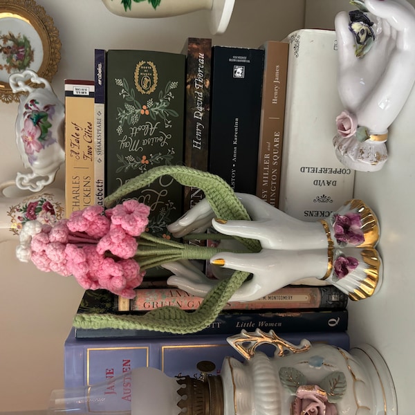 Crochet Hyacinth Bouquet,hand Made Flowers,personalized Gift for ...
