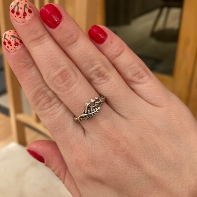 Dark Fairytale Inspired Engagement Ring, Vintage Fantasy Magic Wedding ...