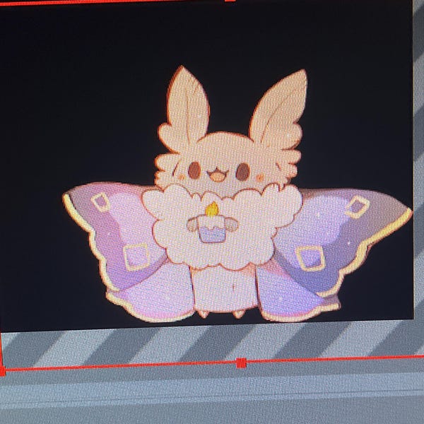 Pngtuber , Moth Stream Pet / Kawaii Chibi Cute Mothman / Stream Live on ...