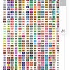 DMC Floss Number & Color Chart PDF Download - Etsy Canada