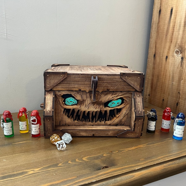 Mimic Chest Laser Cut Files: SVG, PDF, CDR (digital Product) - Etsy