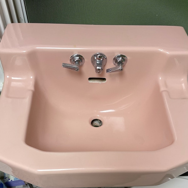 Eljer PINK Octagon-shaped Kitchen Sink Unused Dusty/misty Rose - Etsy