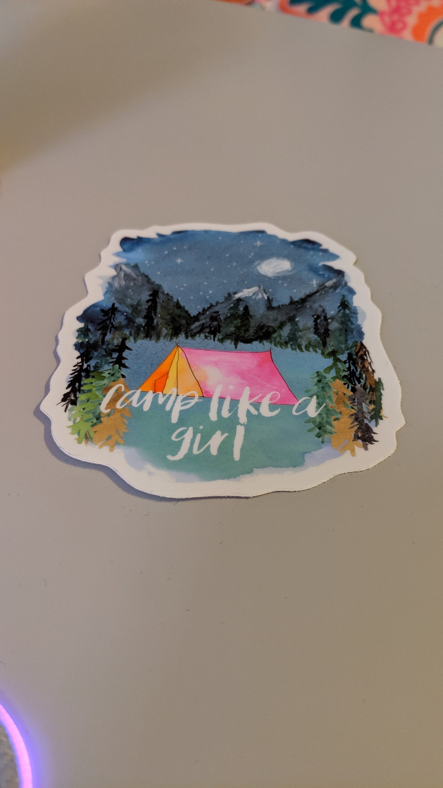 Camp Like A Girl Sticker Decal Vinyl RV Decal Car Decal | Etsy