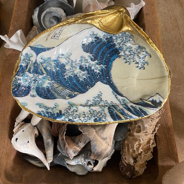 Decoupage Cocktail Napkins / Crab & Starfish - Etsy