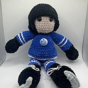 CROCHET PATTERN: Hockey Player Amigurumi Crochet Pattern - Etsy