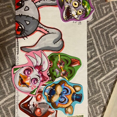 Five Night's at Freddy's FNAF Stickers - Etsy