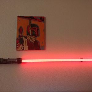 Horizontal Lightsaber wall mount lightsaber mount | Etsy