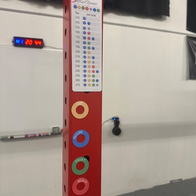 Squat Rack Magnetic Position Markers Mark Your Power Rack Barbell ...