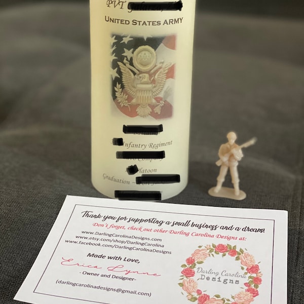 VICTORY Forge/forge Army Basic Training 6" Custom/personalized LED ...