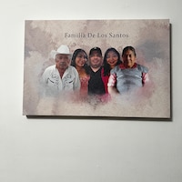 Custom Memorial Portrait Pictures With Deceased Loved One Incorporating ...