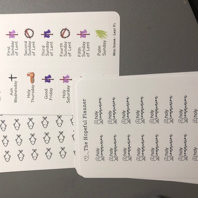 Lesson Plan Stickers Teacher Planner Sticker Sticker - Etsy