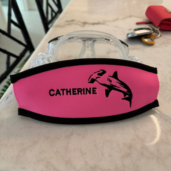 Personalised Whale Shark BCD Name Strap Custom Made With Your Name or ...