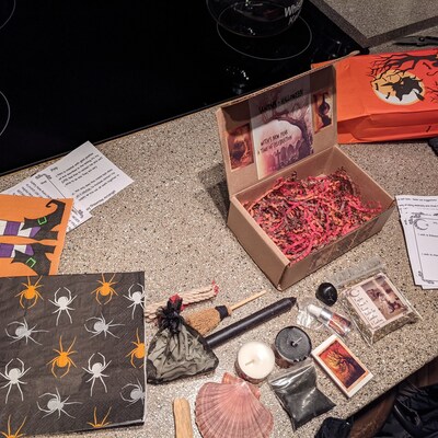 Witches Deluxe Spa Gift Set Goth Spa Set Skull Bath Salts - Etsy