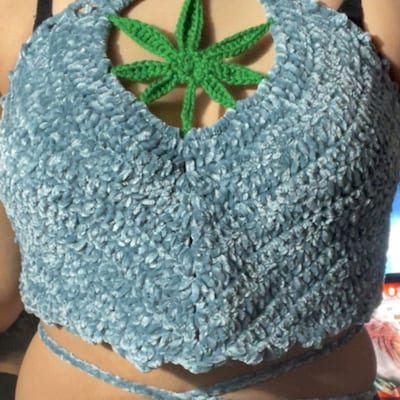 Cannabis Crop Top pattern ONLY - Etsy