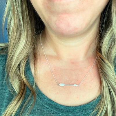 Arrow Necklace Sterling Silver Archer Necklace Arrow Pendant Dainty ...