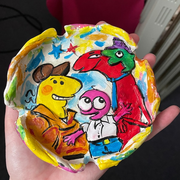 DOGMAN Inspired Cake Topper Petey Fondant Handmade Kids Birthday Cake ...