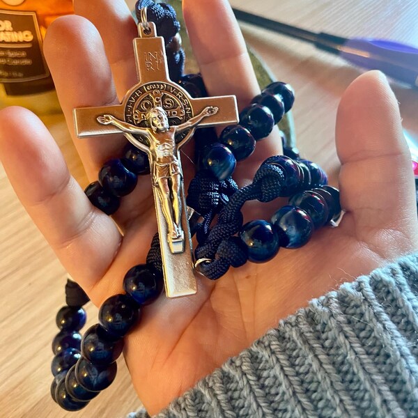 Rugged Rosaries® Knights of Columbus Heavy Duty Paracord Rosary ...