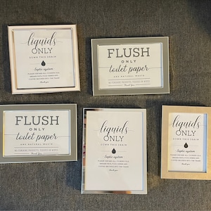 Please Keep It Clean Bathroom Sign PRINTABLE Sink and Toilet | Etsy