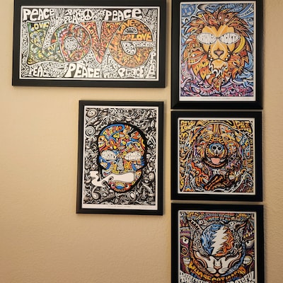 CHINA CAT Psychedelic Rock Poster - Etsy