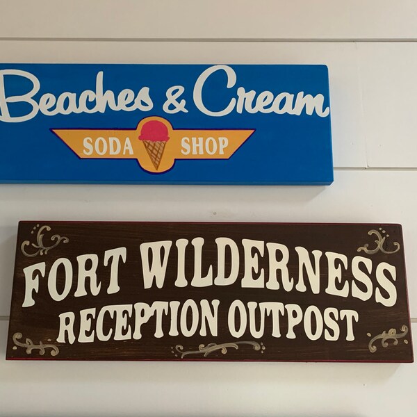 Hand Painted Disney Sign, Completely Custom to Your Favorite Rides and ...