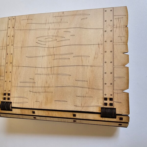 Wood Book Box Svg, Book Box, Laser Cut, Digital Product Cdr/dxf/svg/ai ...
