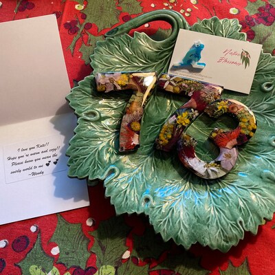 HOUSE NUMBER 9cm FLOWERS From the Australian Bush, Home Decor, Door ...