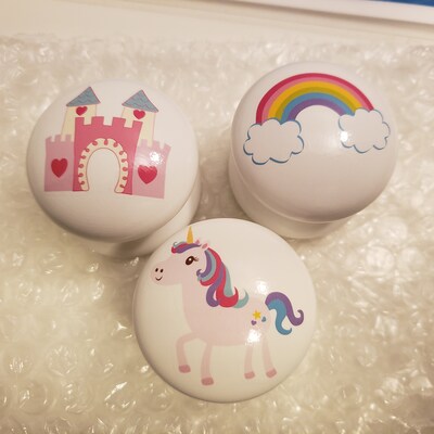 Unicorn Drawer Knobs Unicorn Pulls Unicorn Handles Door - Etsy