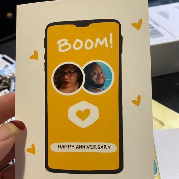 Bumble Dating Valentine’s Day Card, Swipe Right Card, Personalized ...