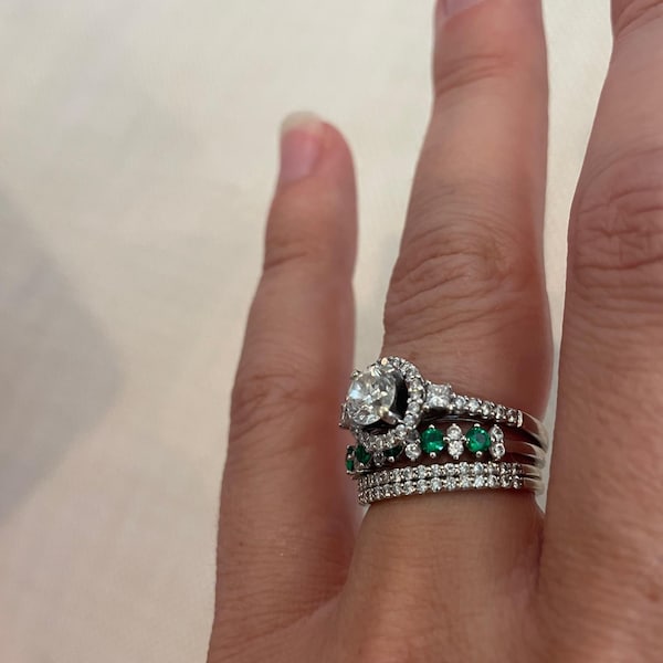Sami Jewels Emerald Ring, Gemstone Ring, Emerald Jewelry, Gift for Her ...